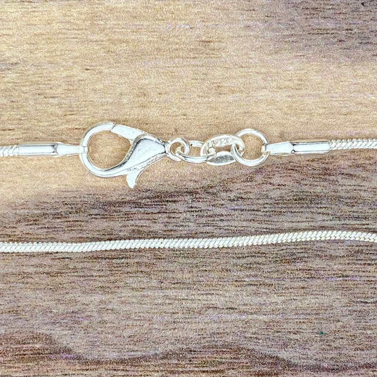 Sterling Silver Plated Snake Chains - Stone Treasures by the Lake