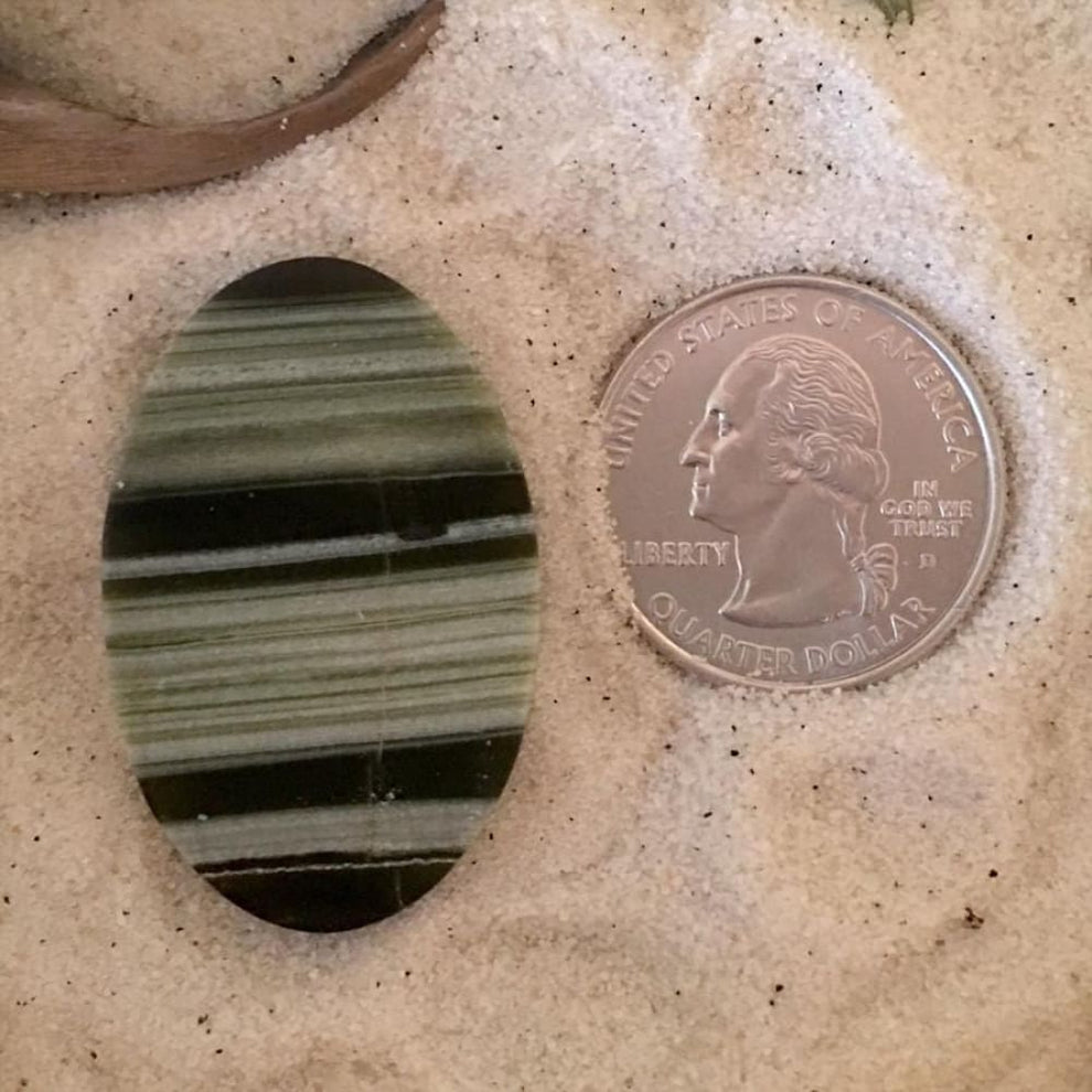 Ricolite Stone Cabochon - Stone Treasures by the Lake